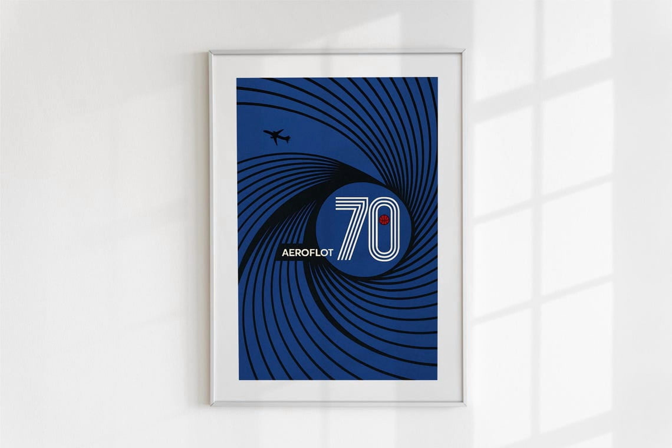 Miluva Vintage Aeroflot Travel Poster, Gift For Him Or Her, Printable ...