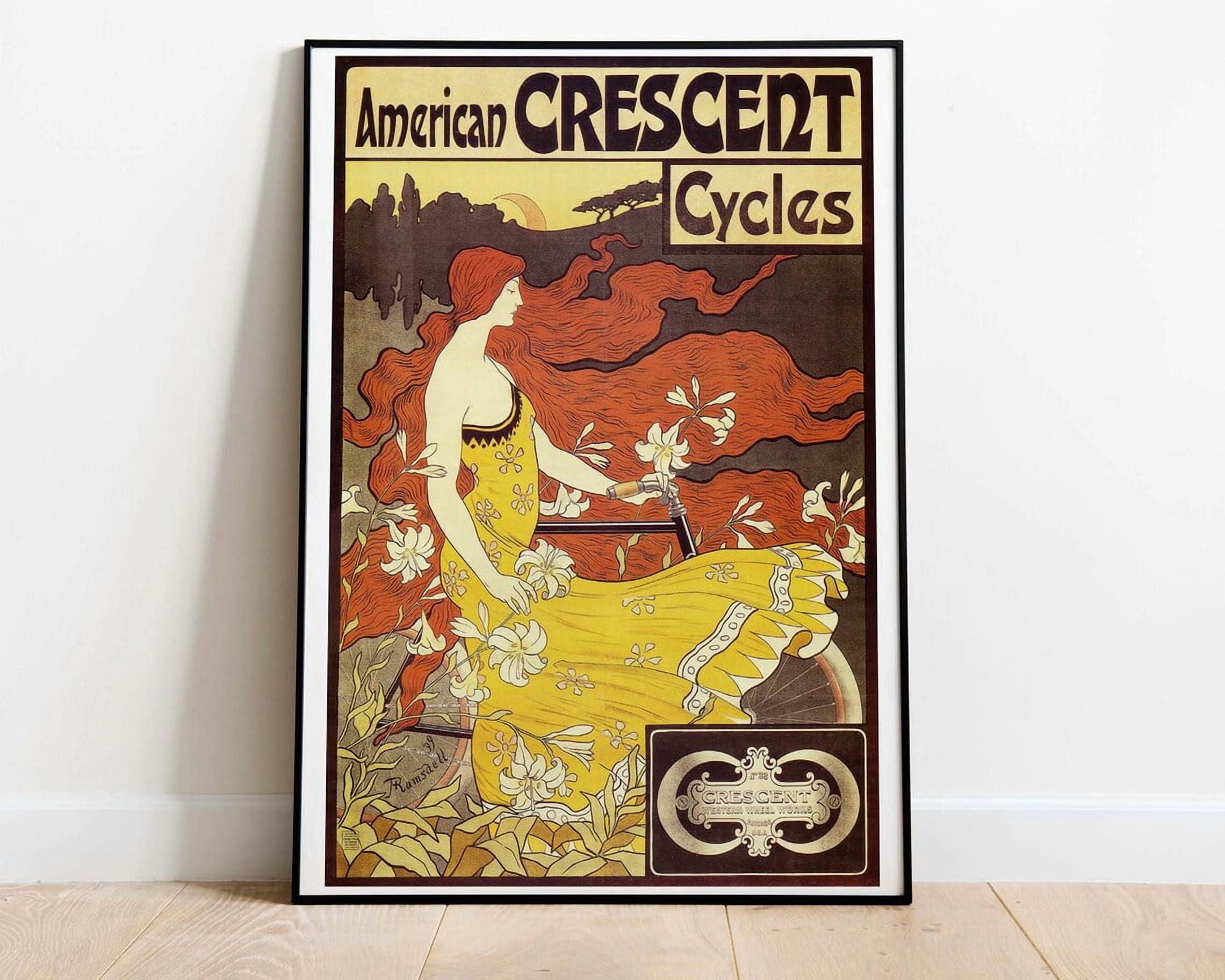 Miluva Vintage Art Nouveau Poster, Frederick Winthrop Ramsdell ...