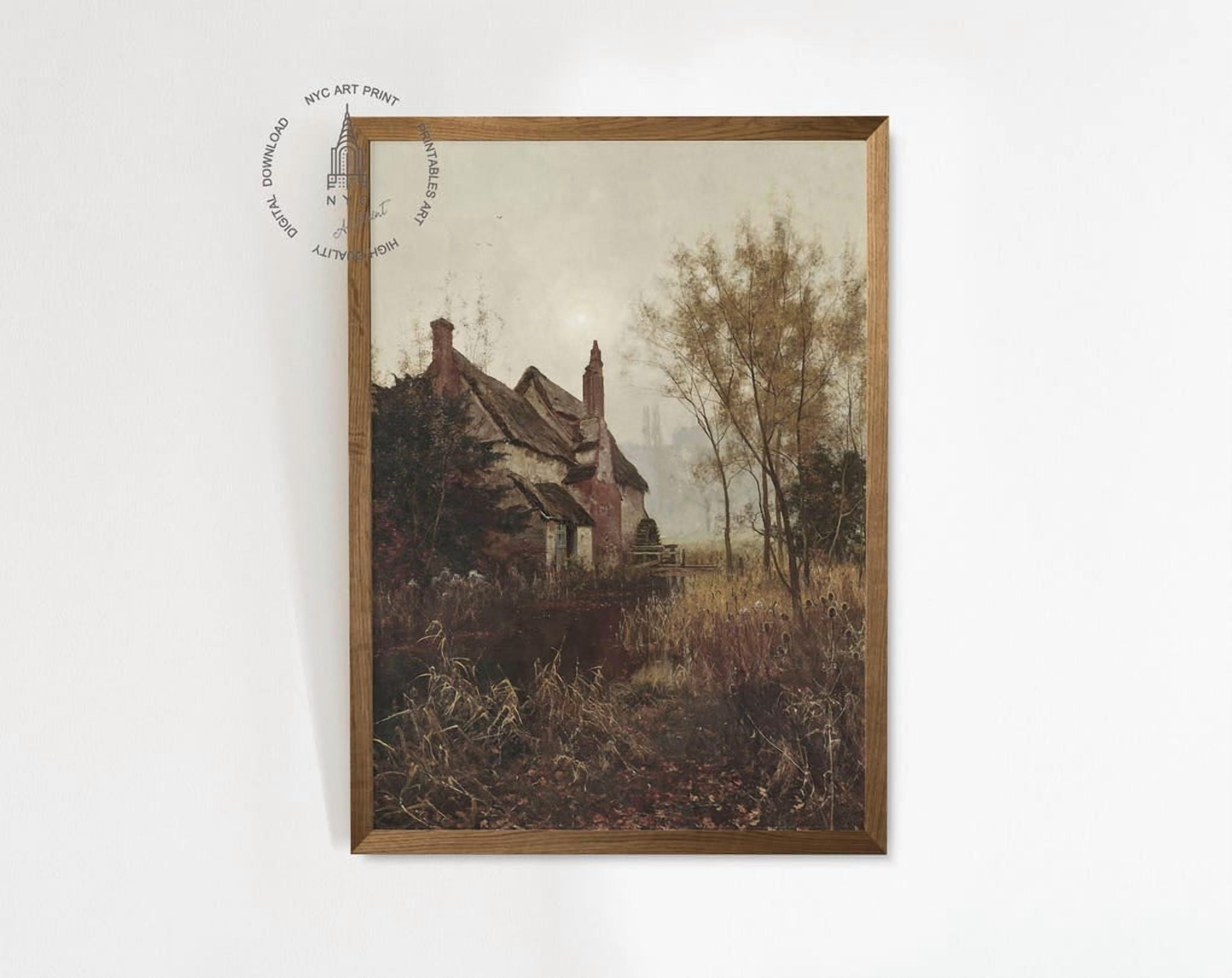 Miluva Vintage Autumn Printable Wall Art, Fall Cottage Print, Fall ...