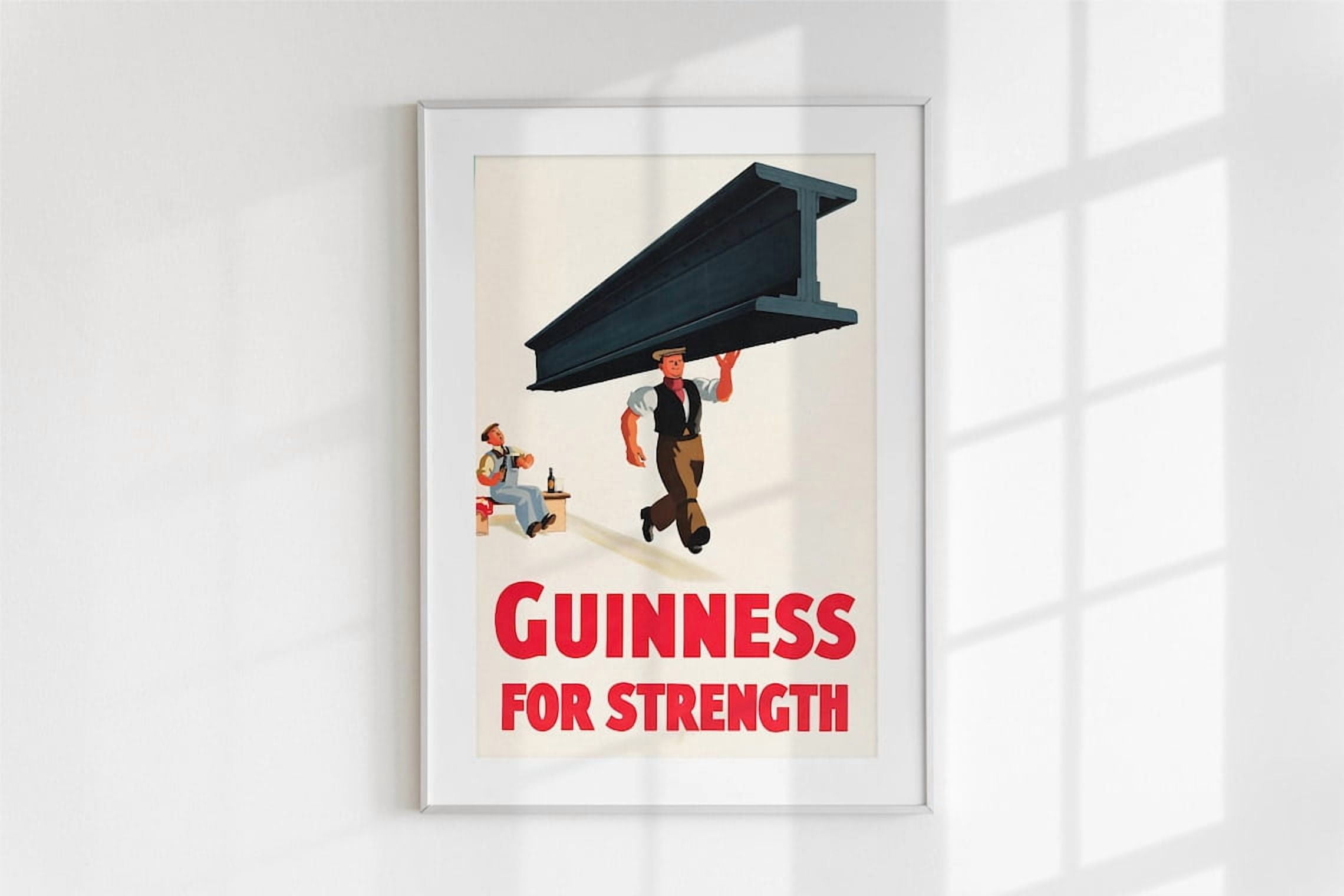 Miluva Vintage Guinness Poster, Retro Wall Art, Bar Cart Decor ...