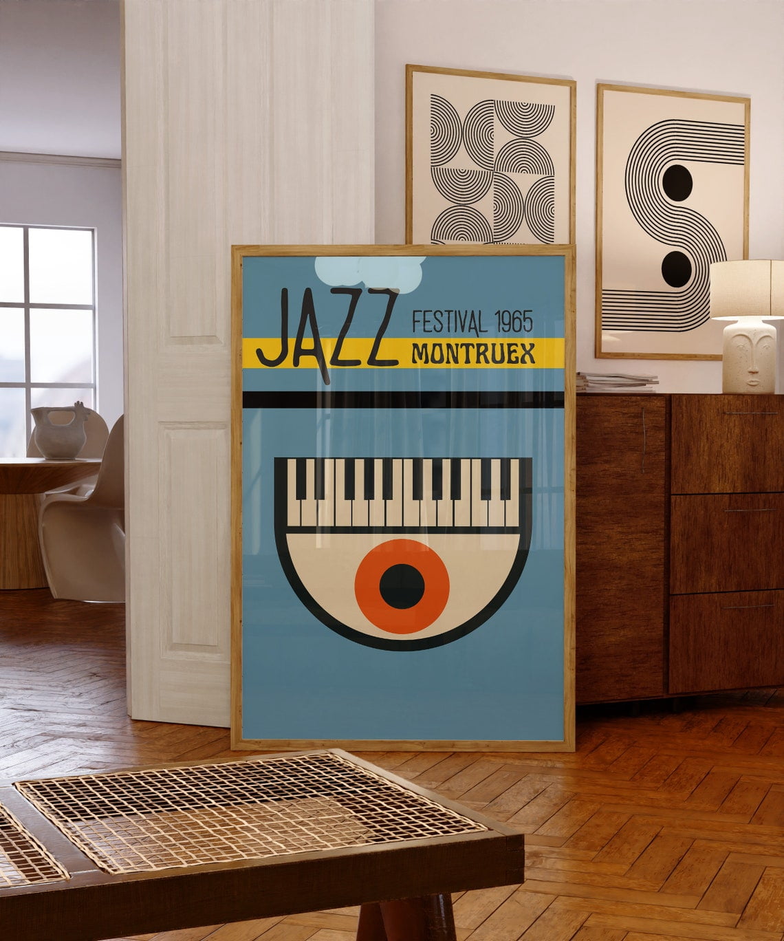 Miluva Vintage Jazz Music Festival Printable Wall Art, Montreux Jazz ...