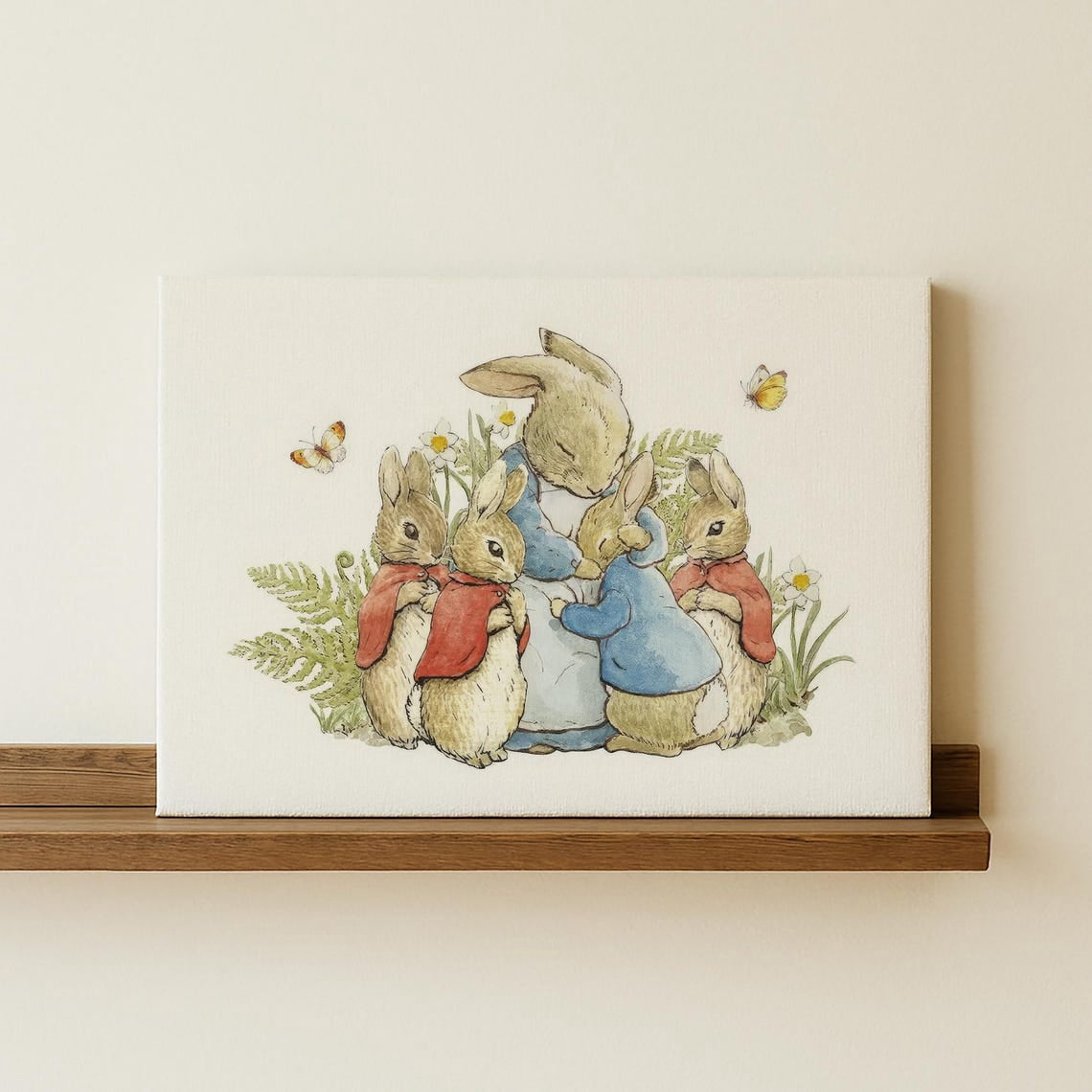 Miluva Vintage Nursery Art, Beatrix Potter Bunny Print, Classic ...