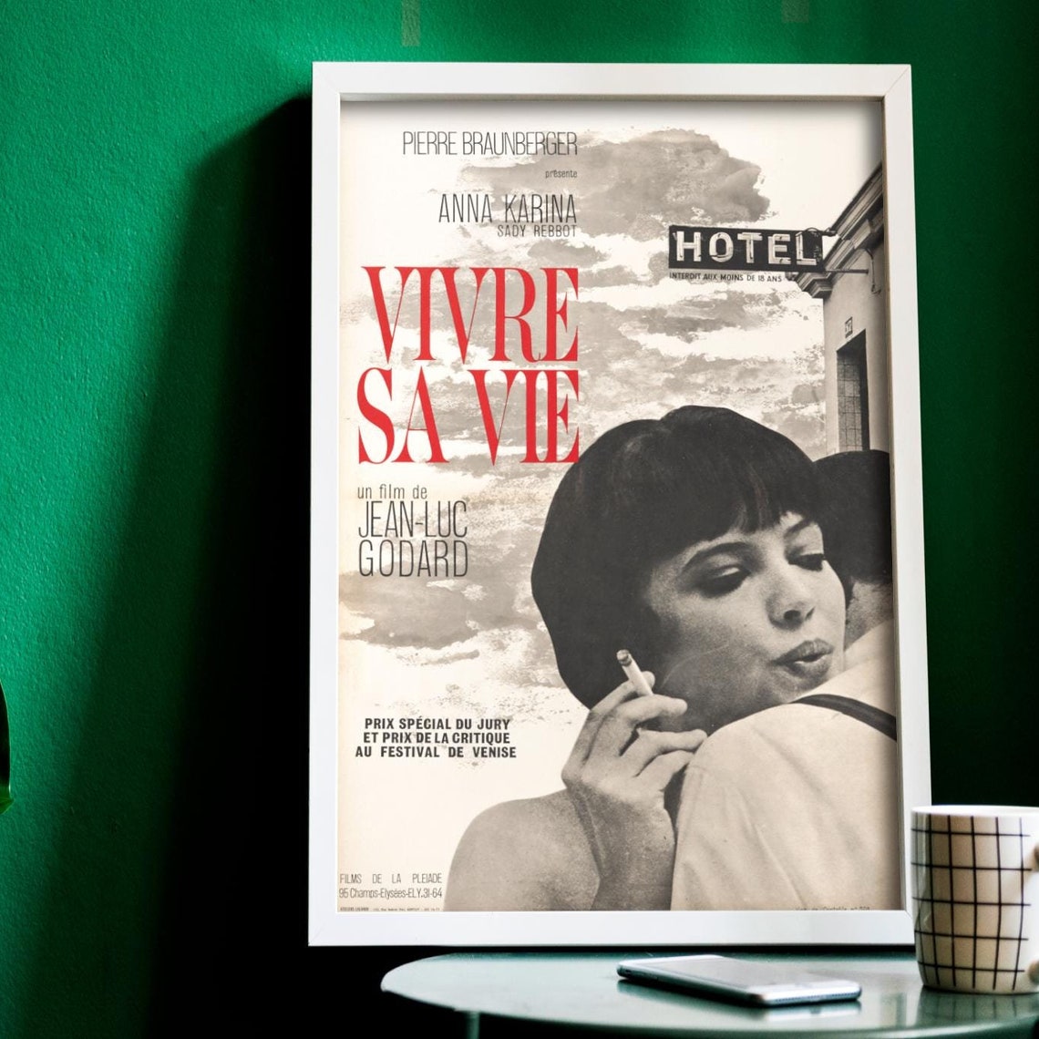Miluva Vivre Sa Vie, 1962 French New Wave Drama Film, Digital File ...