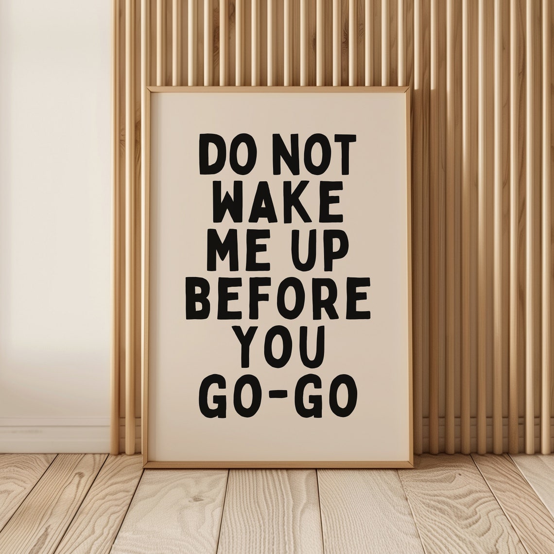 Miluva Do Not Wake Me Up Wall Art Print, Couples Bedroom Decor ...