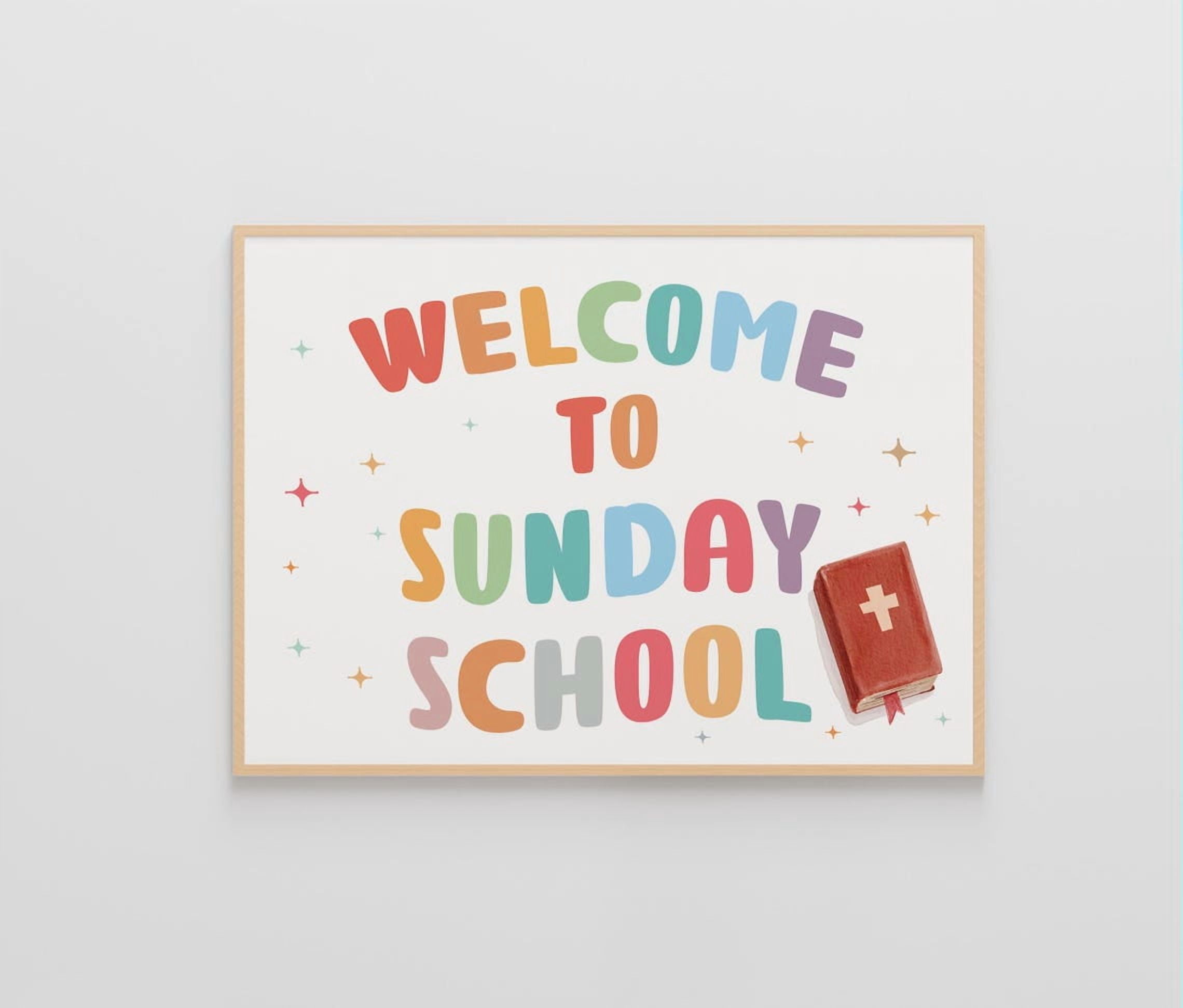 Miluva Welcome To Sunday School, Christian Education, Nursery Bible ...