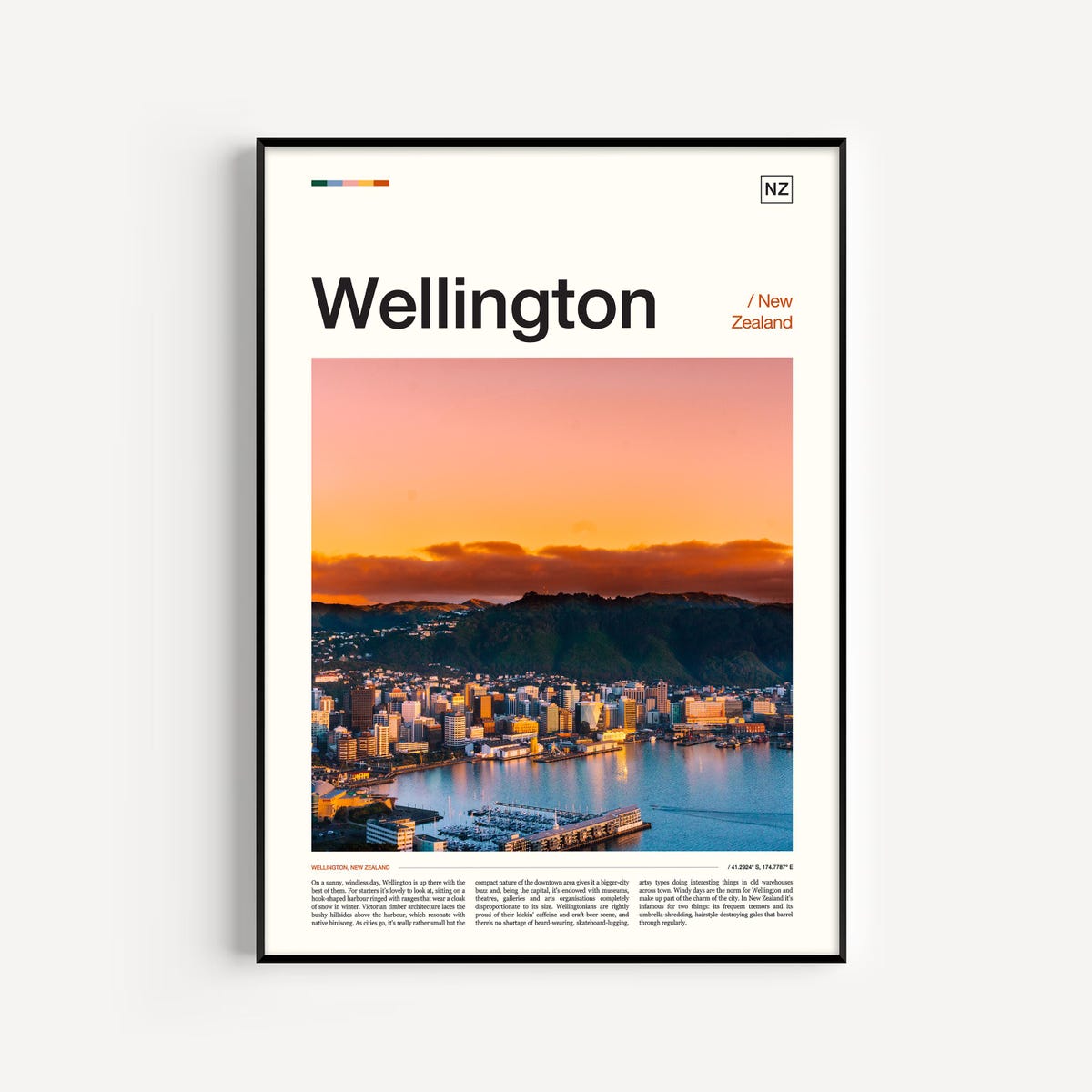 Miluva Wellington Print, Wellington Poster, Wellington Wall Art ...