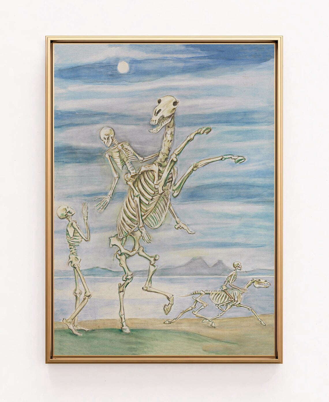 Miluva Whimsical Skeleton Cavalcade Equestrian Skeletons & Horses ...