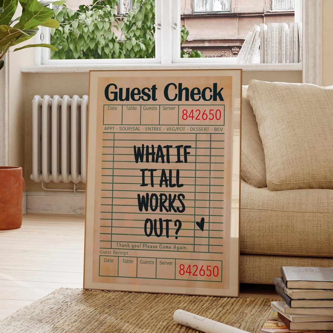 Miluva What If It All Works Out Print - Trendy Aesthetic Wall Art ...