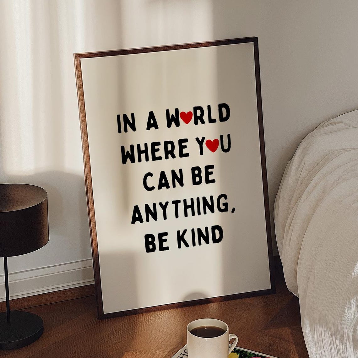 Miluva In A World Where You Can Be Anything Be Kind Poster, Uplifting ...