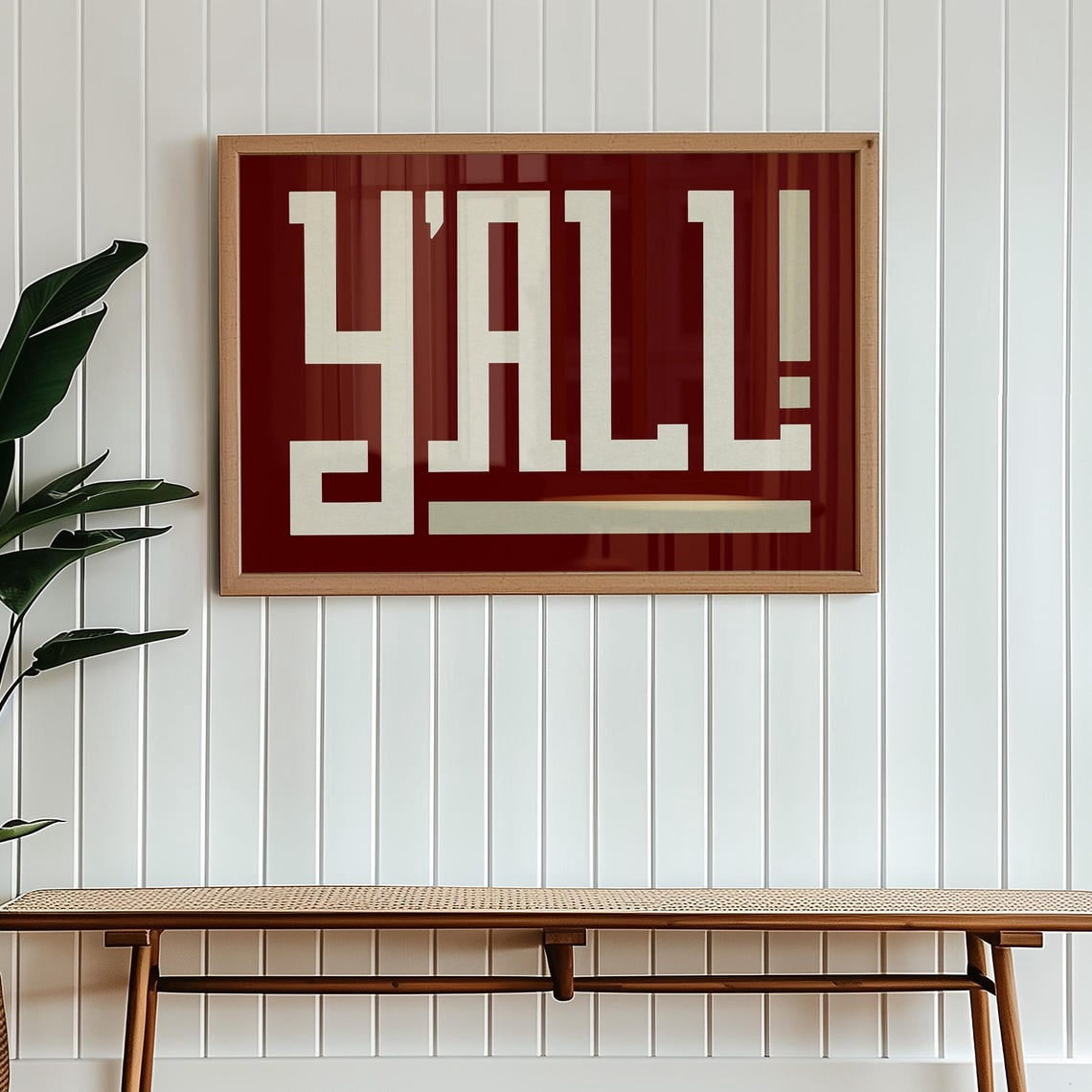 Miluva Y'All Wall Art Print Southern Home Decor Southern Wall Art ...