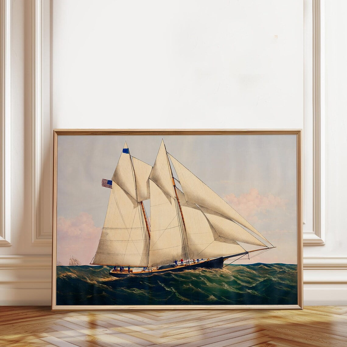 Miluva Yacht Henrietta From Circa 1900 Vintage Sailing Sailing Art ...