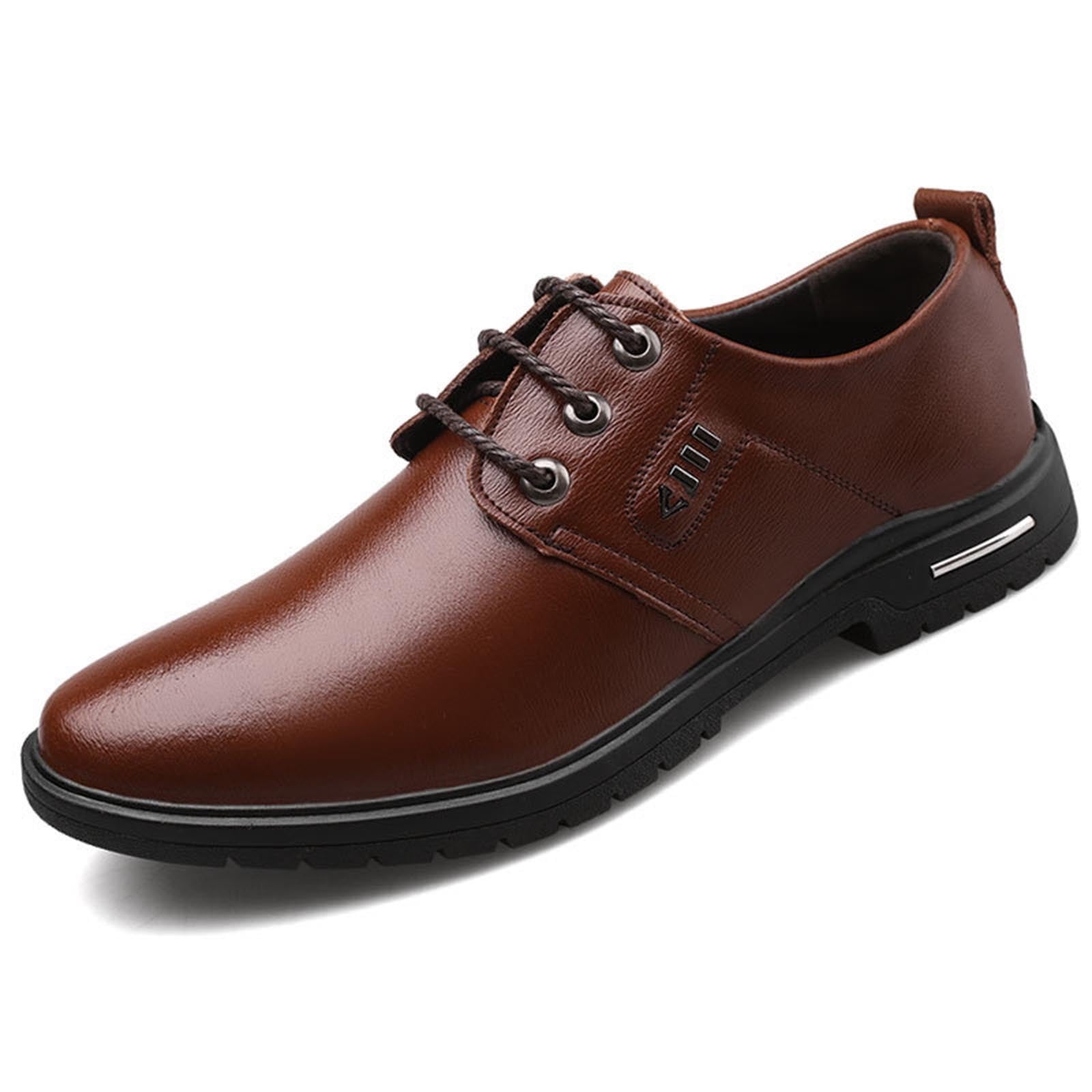 Miluxas Men's Dress Shoes Leather Formal Derby Shoes Business Classic ...