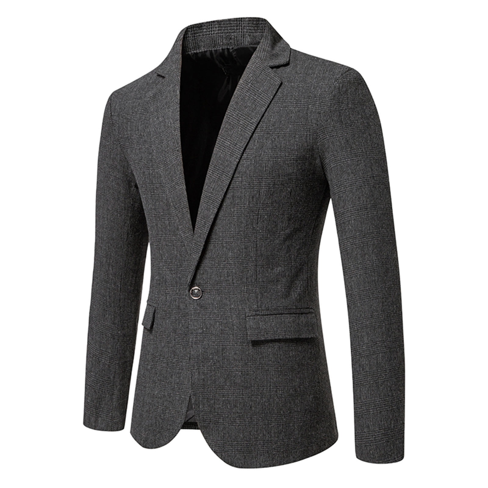 Miluxas Casual Blazer for Men Blazer Jacket Slim Fit Suit Jackets for ...