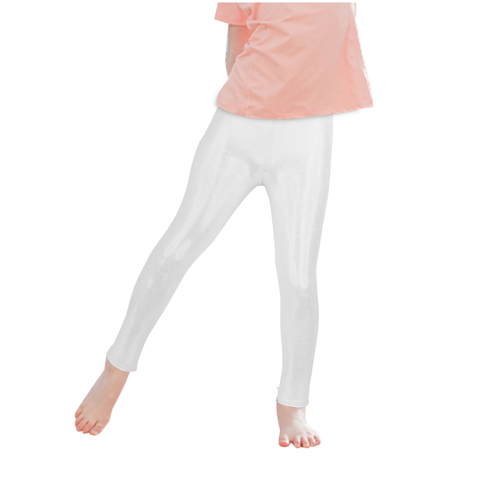 Miluxas Girls Athletic Leggings with Pockets Running Yoga Pants Girl's ...