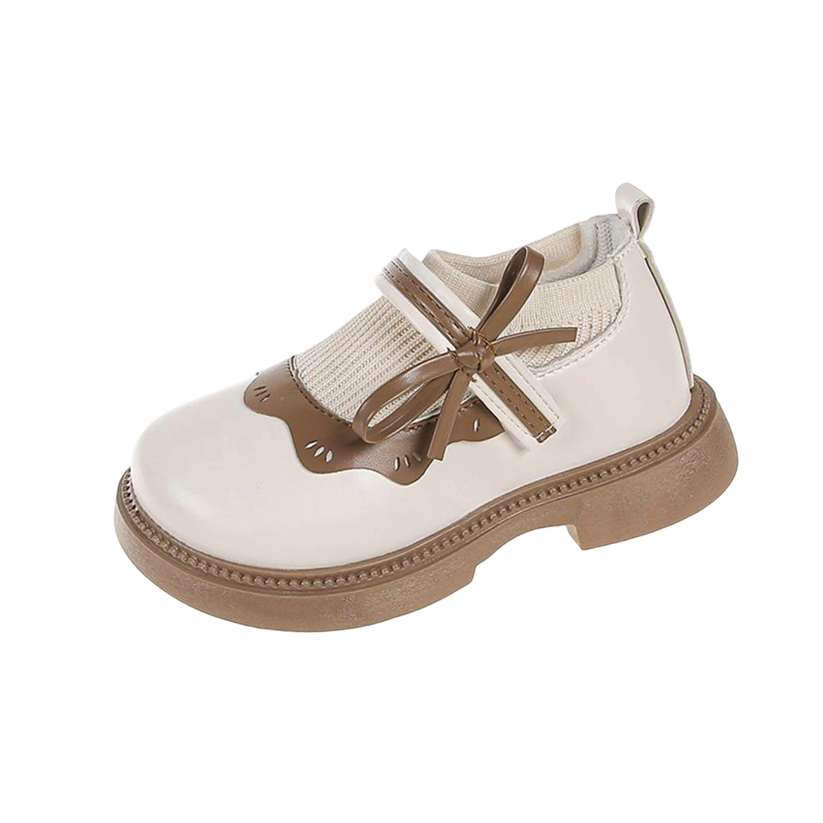 Miluxas Girls Fall Winter Lace Loafers School Dress Shoes for Little ...