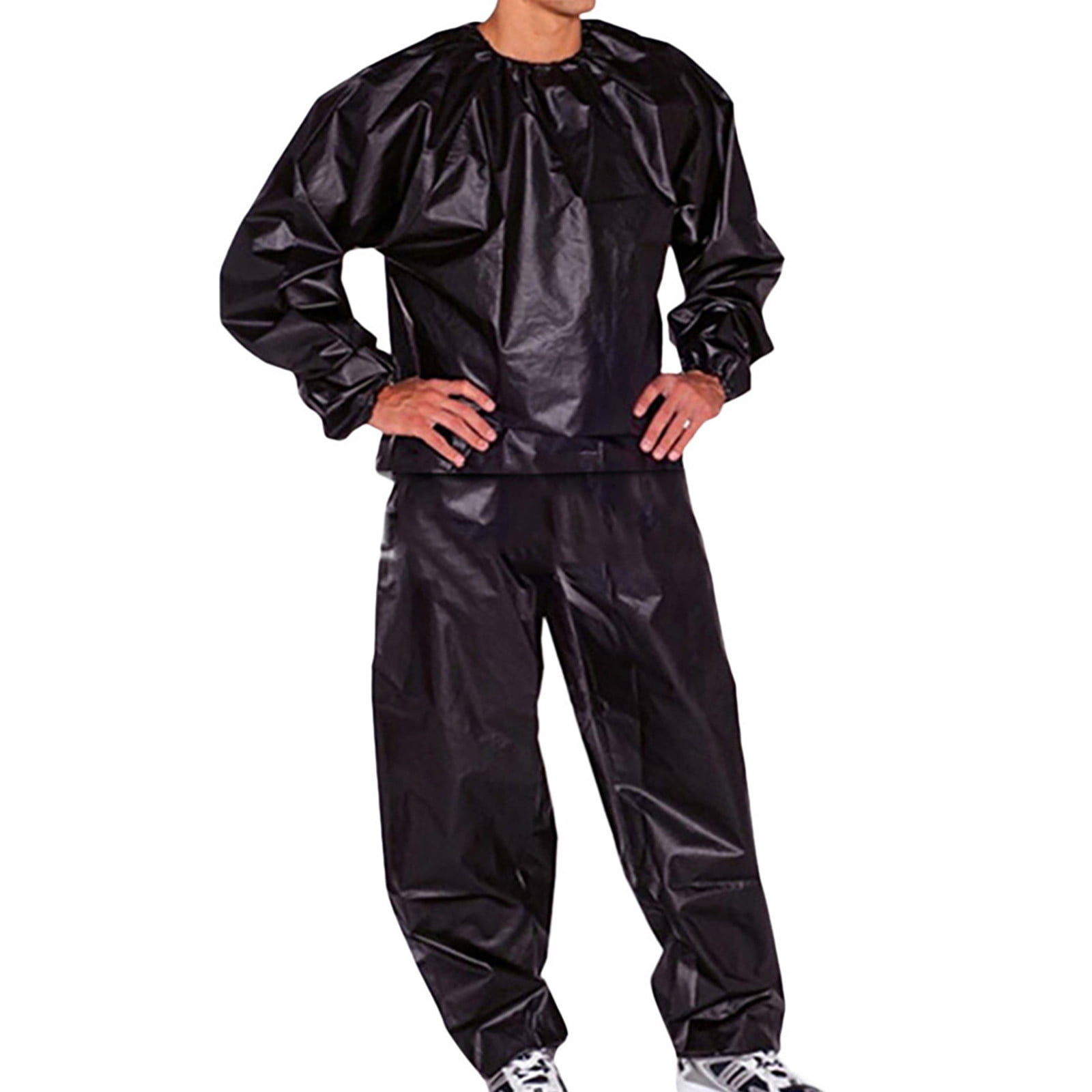 Miluxas Heavy Duty Fitness Weight Loss Sweat Sauna Suit Exercise Gym ...