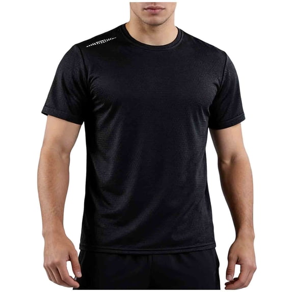 Miluxas Ice Silk Gym Shirts Men,Professional Quick Dry Workout Shirts ...