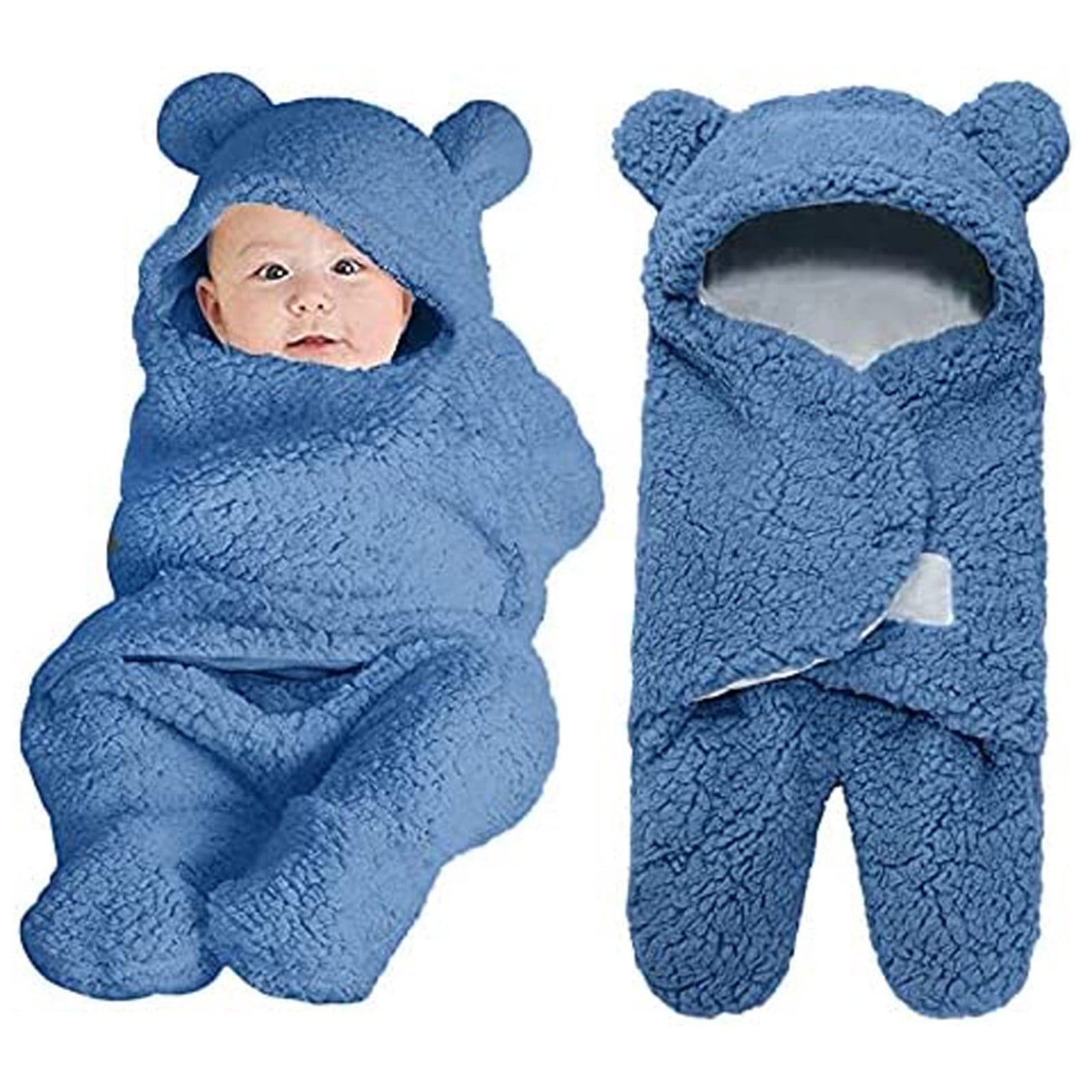 Miluxas Kids Baby Swaddle Clearance, Cute Bear Natural Swaddle Blanket ...