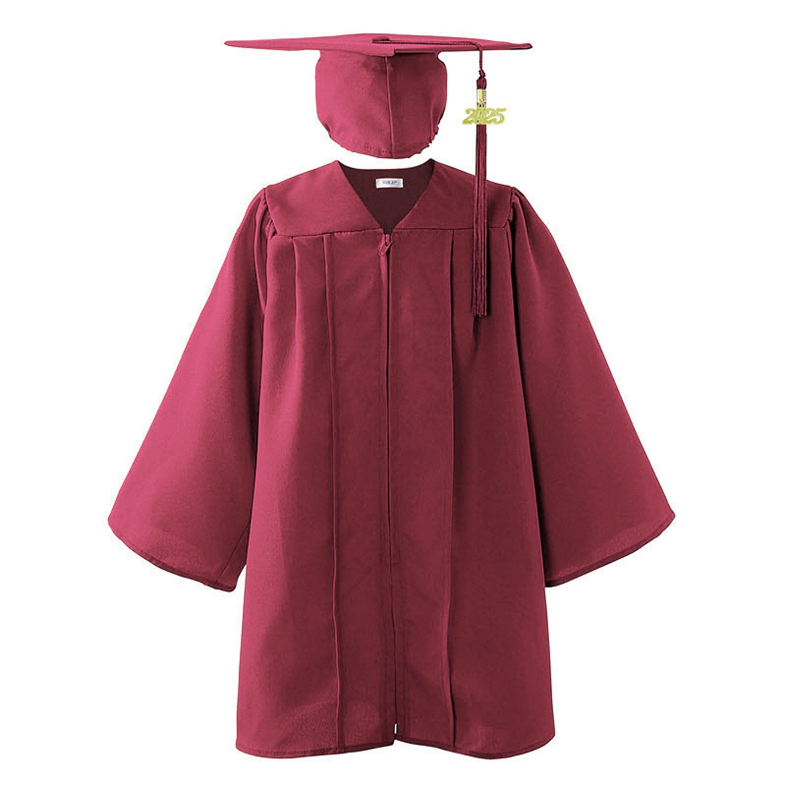 Miluxas Kids Graduation Cap and Gown Set Kindergarten & Preschool Shiny ...