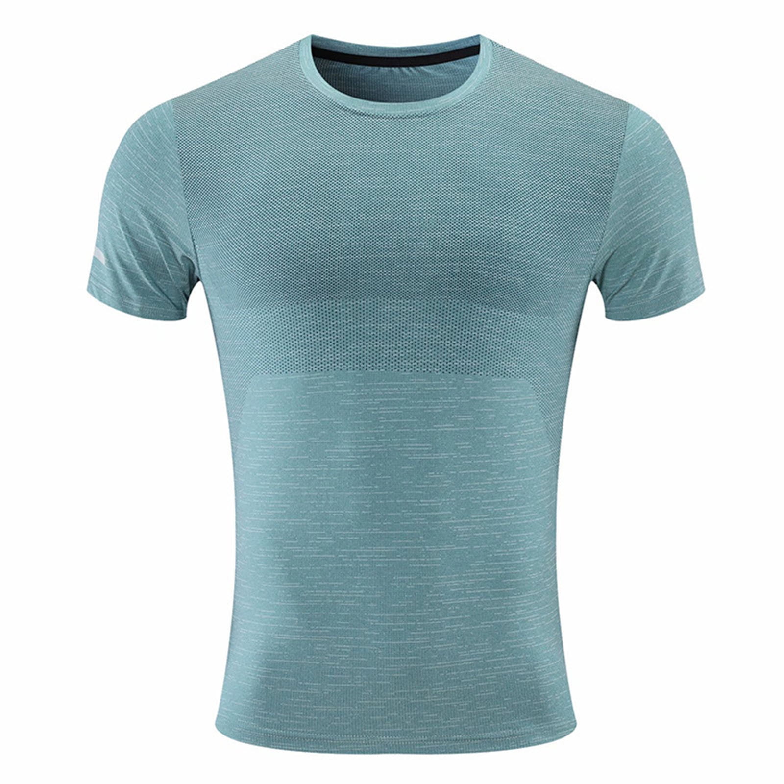 Miluxas Men Muscle Workout T Shirt Gym Bodybuilding Active Short Sleeve ...
