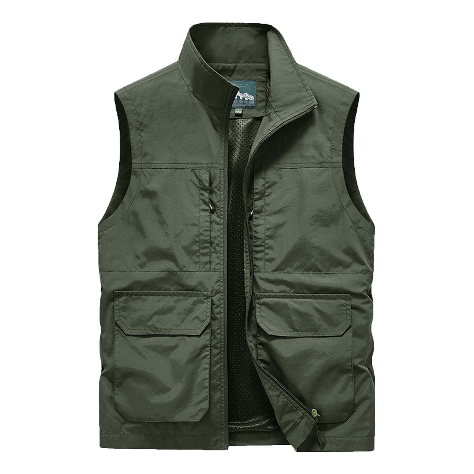 Miluxas Men's Outdoor Work Safari Fishing Vest Clearance Casual ... Miluxas Men's Outdoor Work Safari Fishing Vest Clearance Casual ...