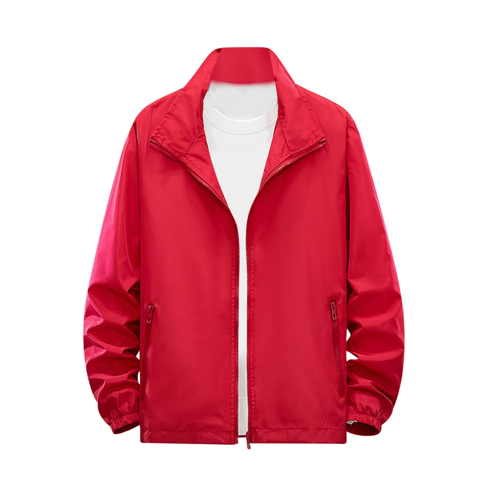 Miluxas Men's Slim Fit Lightweight Softshell Bomber Jacket Coat Fall ...