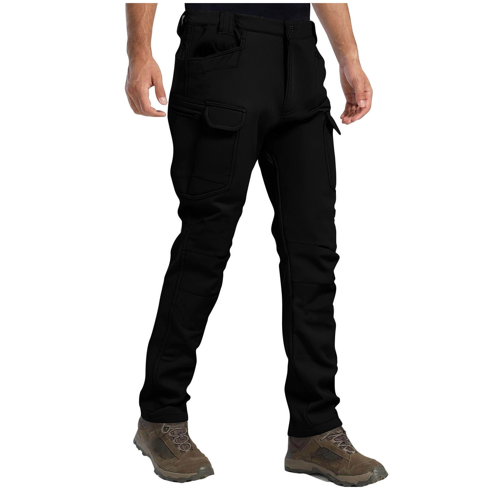 Miluxas Men's Snow Pants Waterproof Insulated Winter Hiking Pants ...