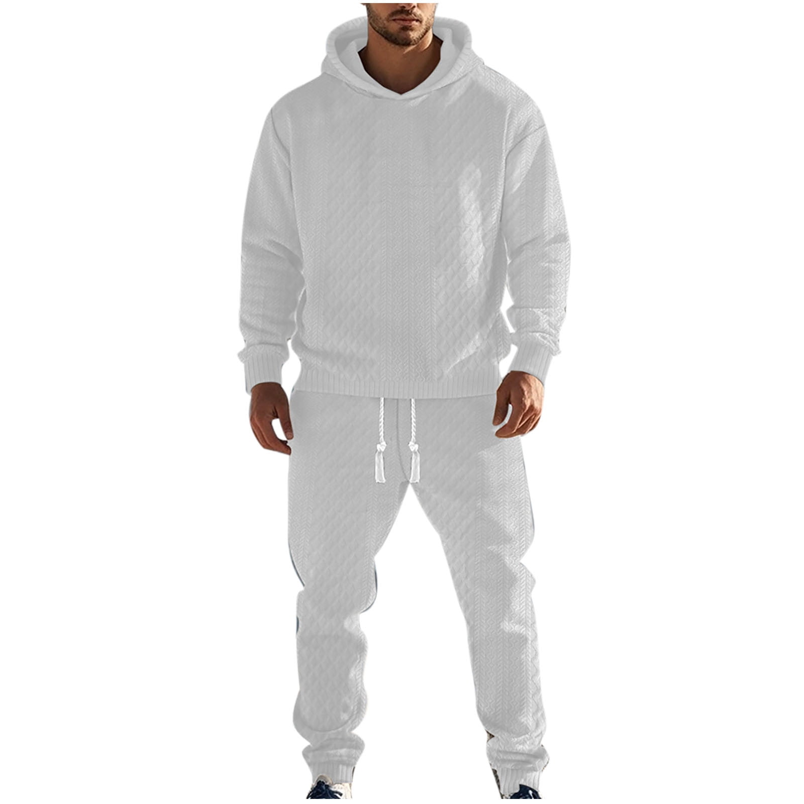 Miluxas Men's Tracksuits Clearance, 2 Piece Tracksuit Set Outfit ...