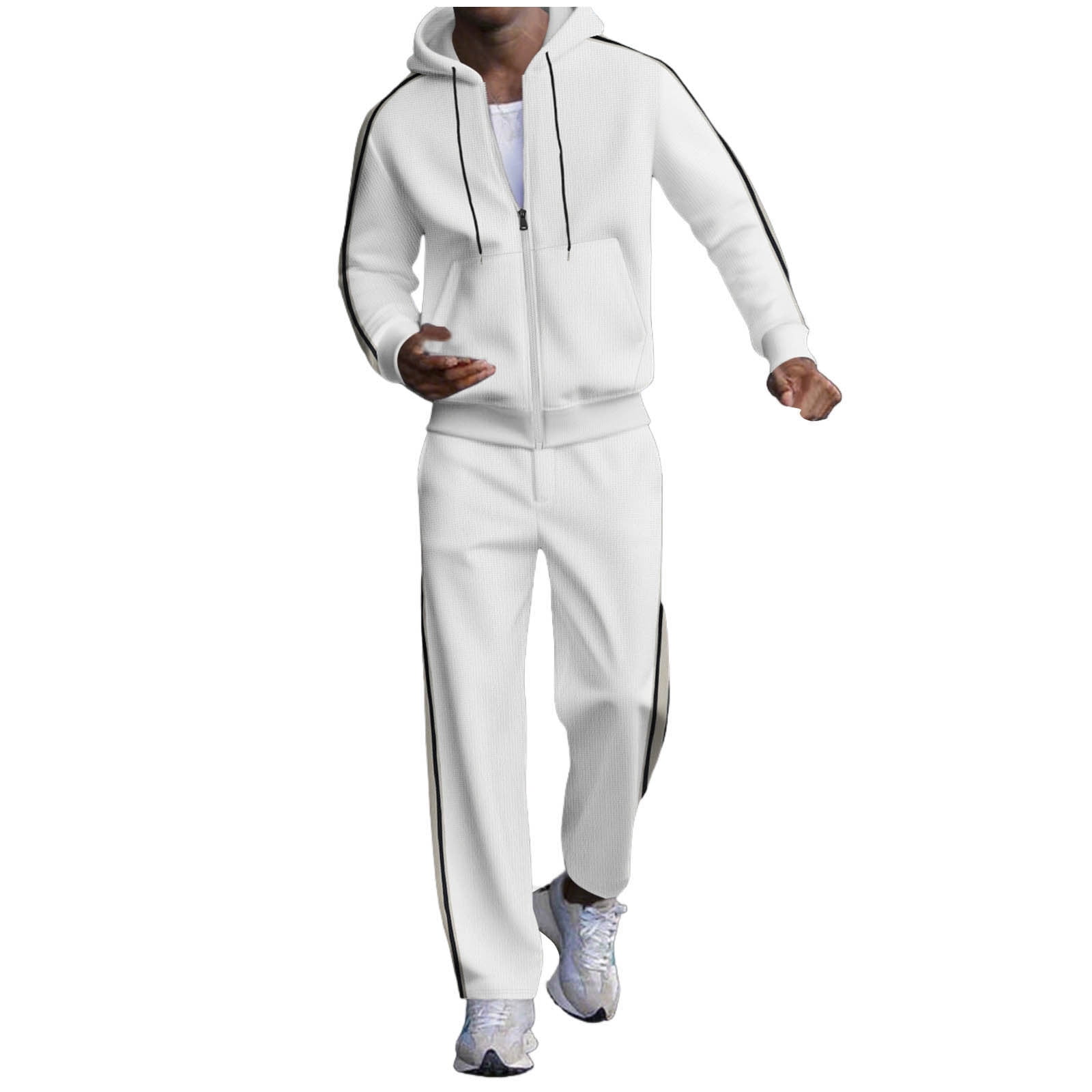 Miluxas Men's Tracksuits Sweatsuits for Men Athletic Track Sweat Suits ...
