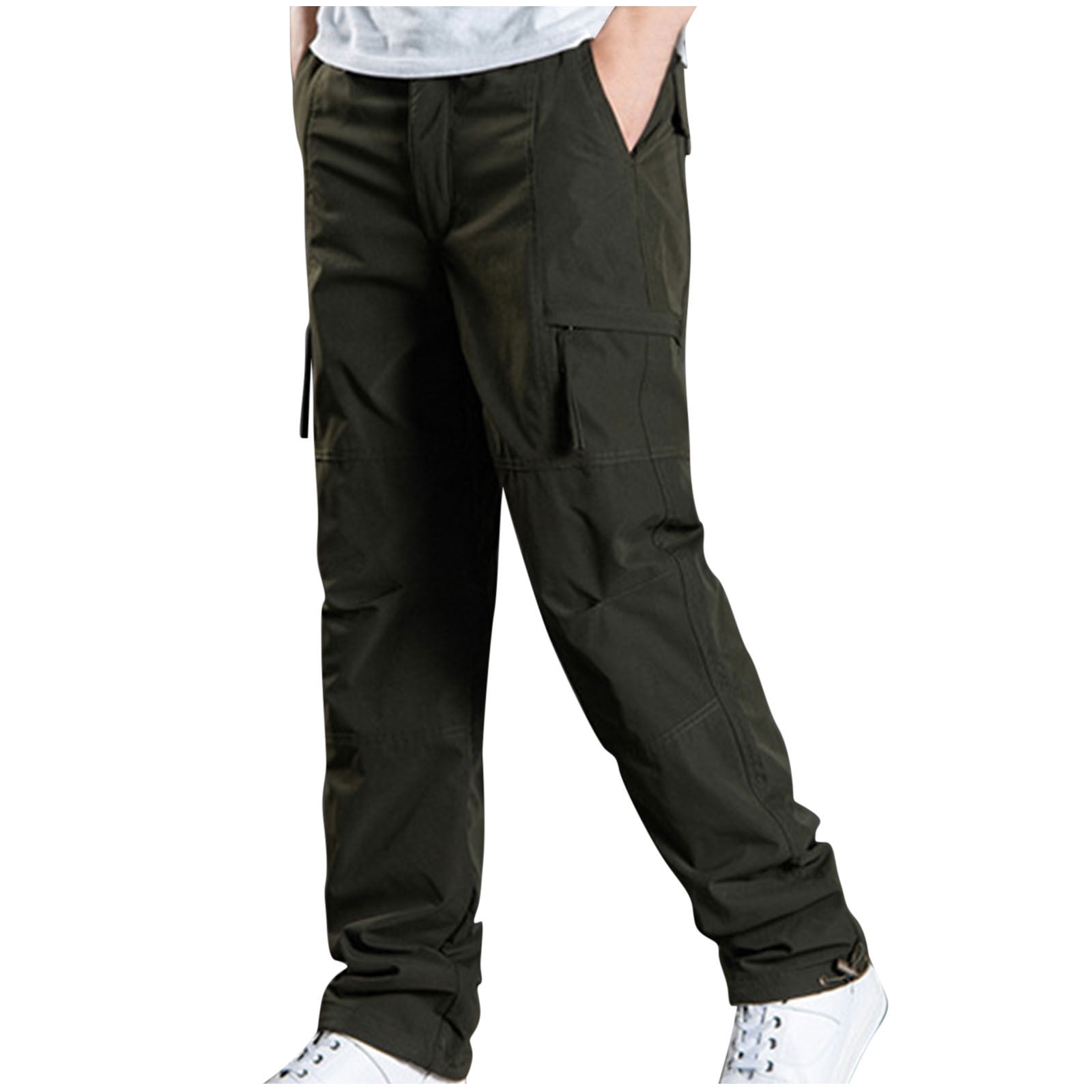 Miluxas Men's Winter Work Pants Fleece Lined Tactical Snow Ski Pant ...