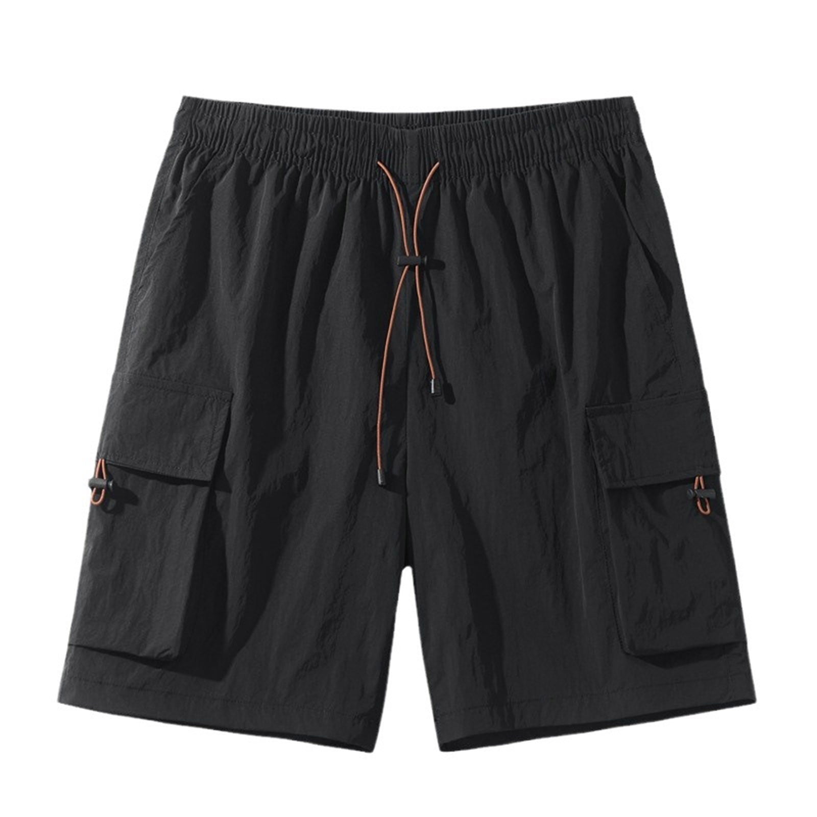 Miluxas Mens Athletic Cargo Shorts Mens Lightweight Outdoor Sports ...