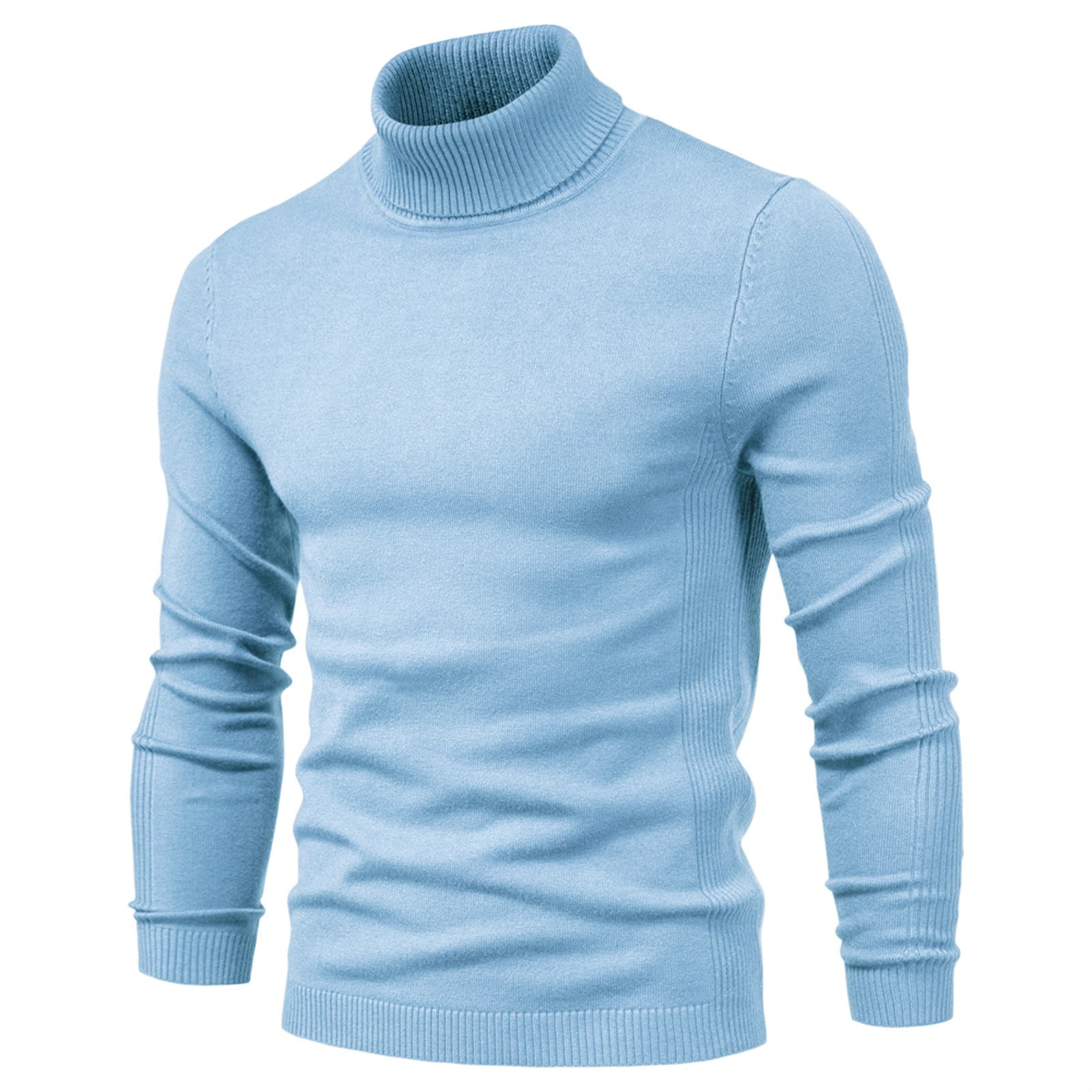 Miluxas Mens Mock Turtleneck Long Sleeve Shirts Basic thermal Turtle ...