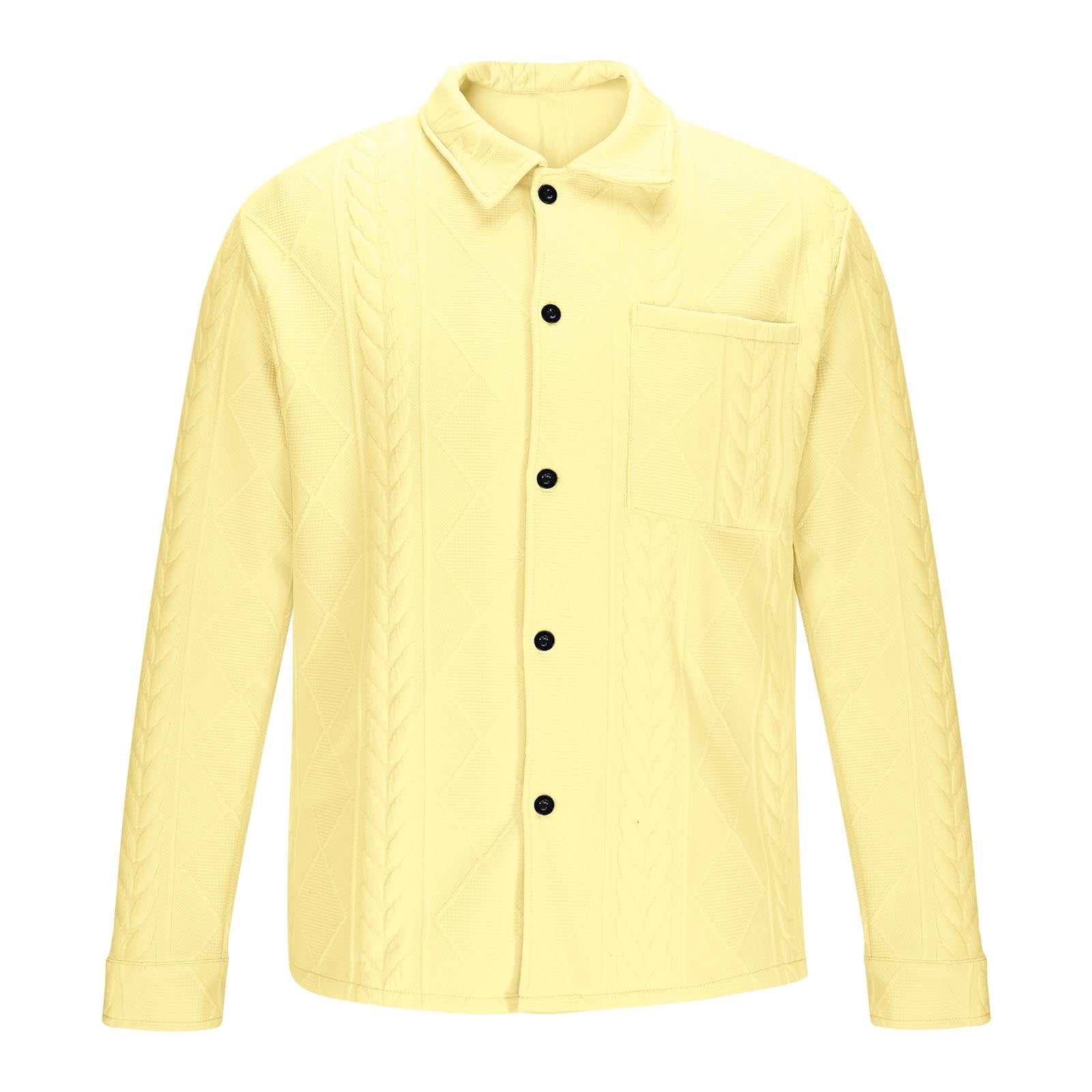 Miluxas Mens Stretch Dress Shirts - Business formal Long Sleeve Slim ...