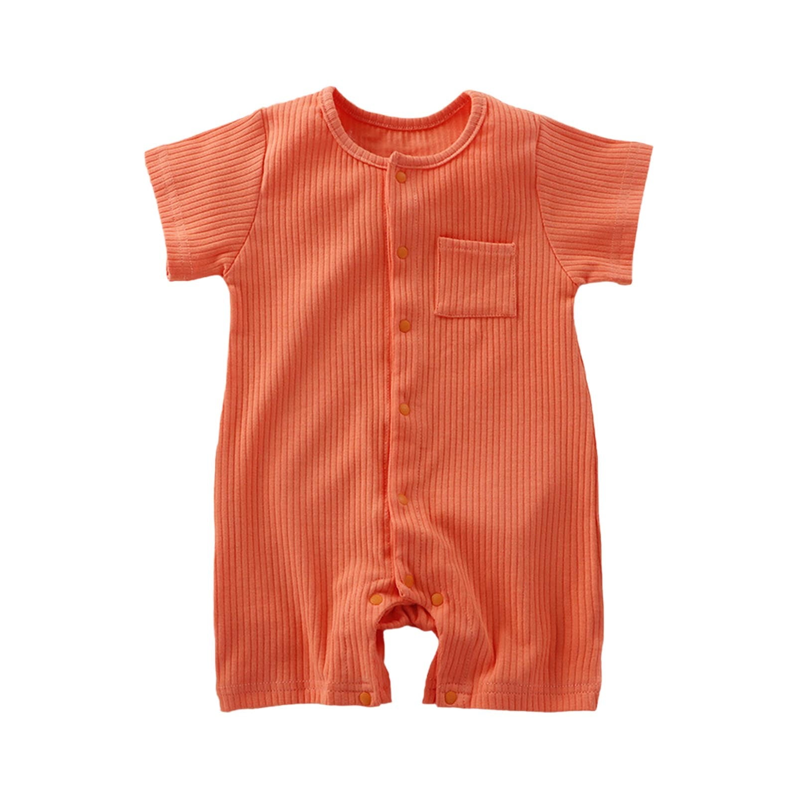 Miluxas Newborn Baby Boy Summer Clothes Short Sleeve Dress Romper Button Jumpsuit Gentleman One ...