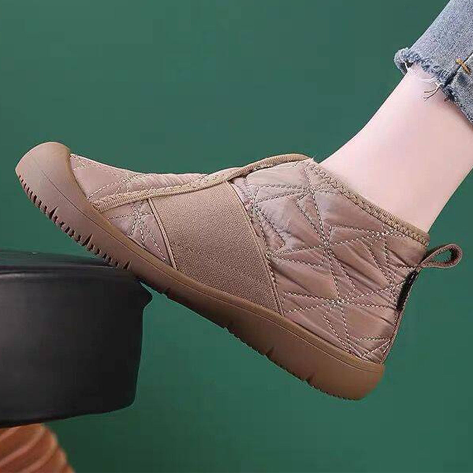 Miluxas Snow Boots for Women Winter Clearance: Warm Fur Lined Ankle ...