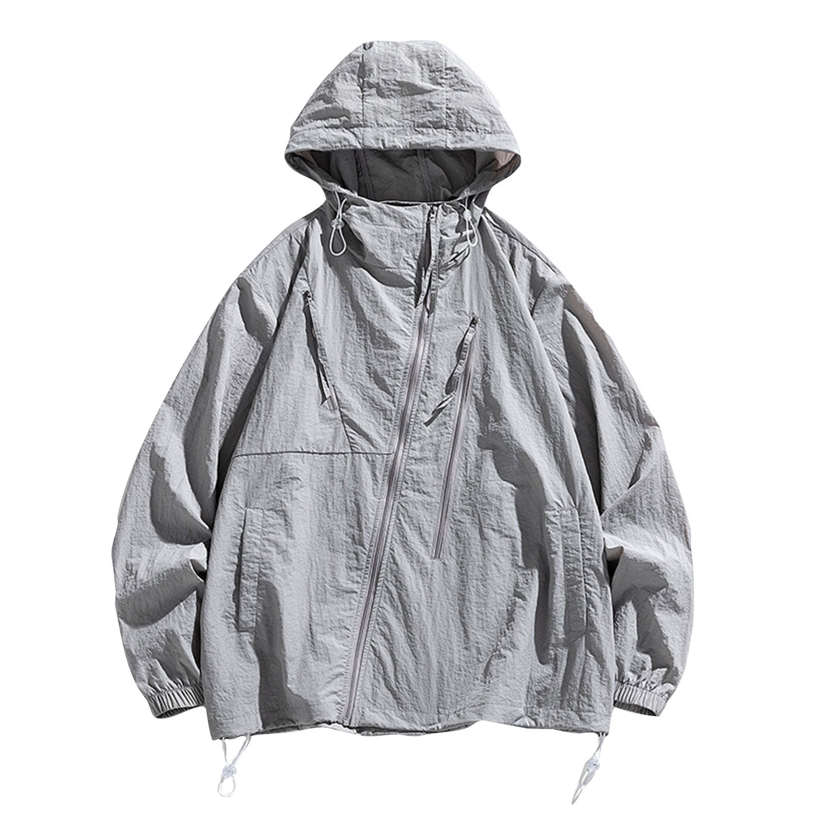 Miluxas Sun Protection Coats for Men's UPF 50+ Sport Athletic Hoodies ...