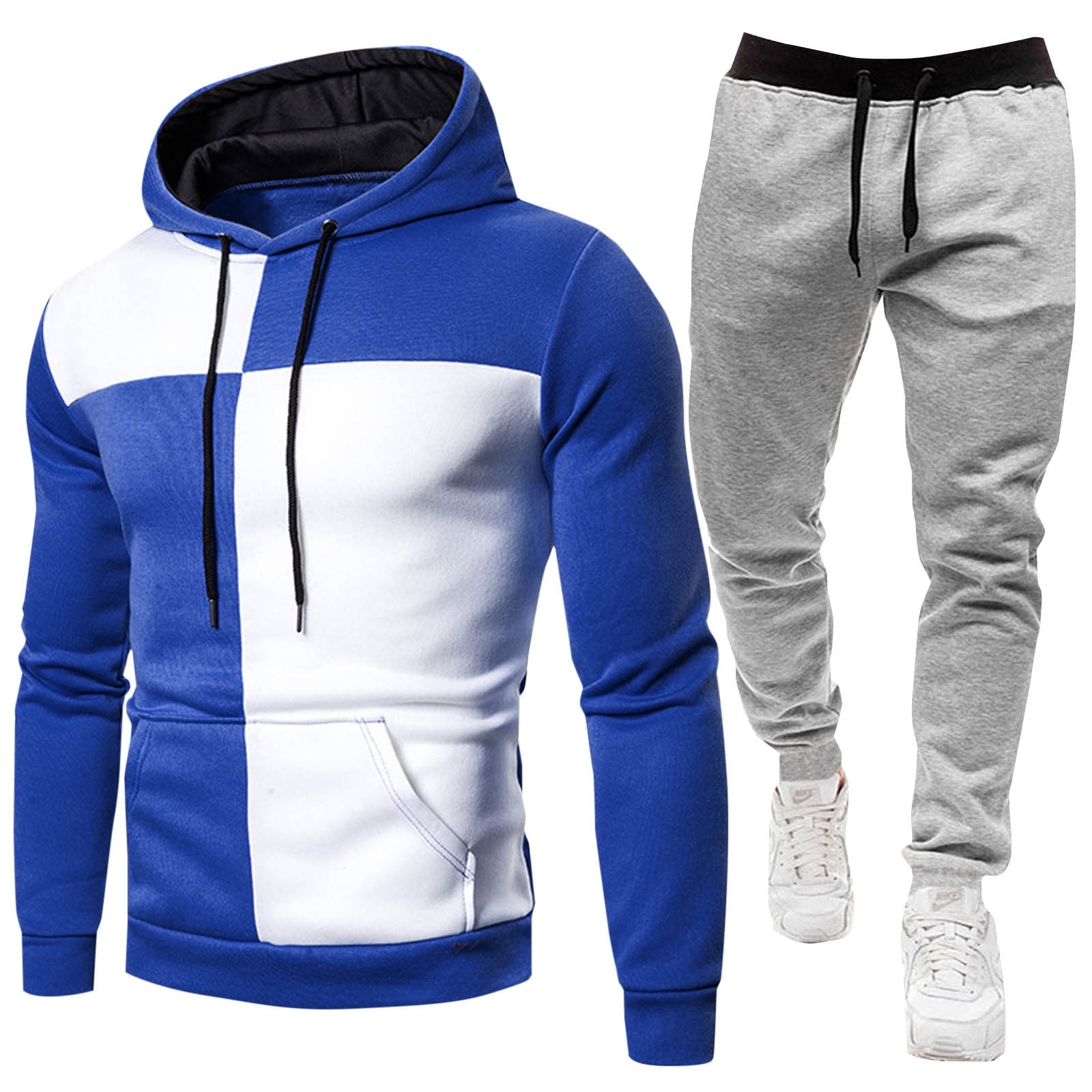 Miluxas 2025 Clearance! Sweat Suits Clearance Men Tracksuits 2 Piece ...