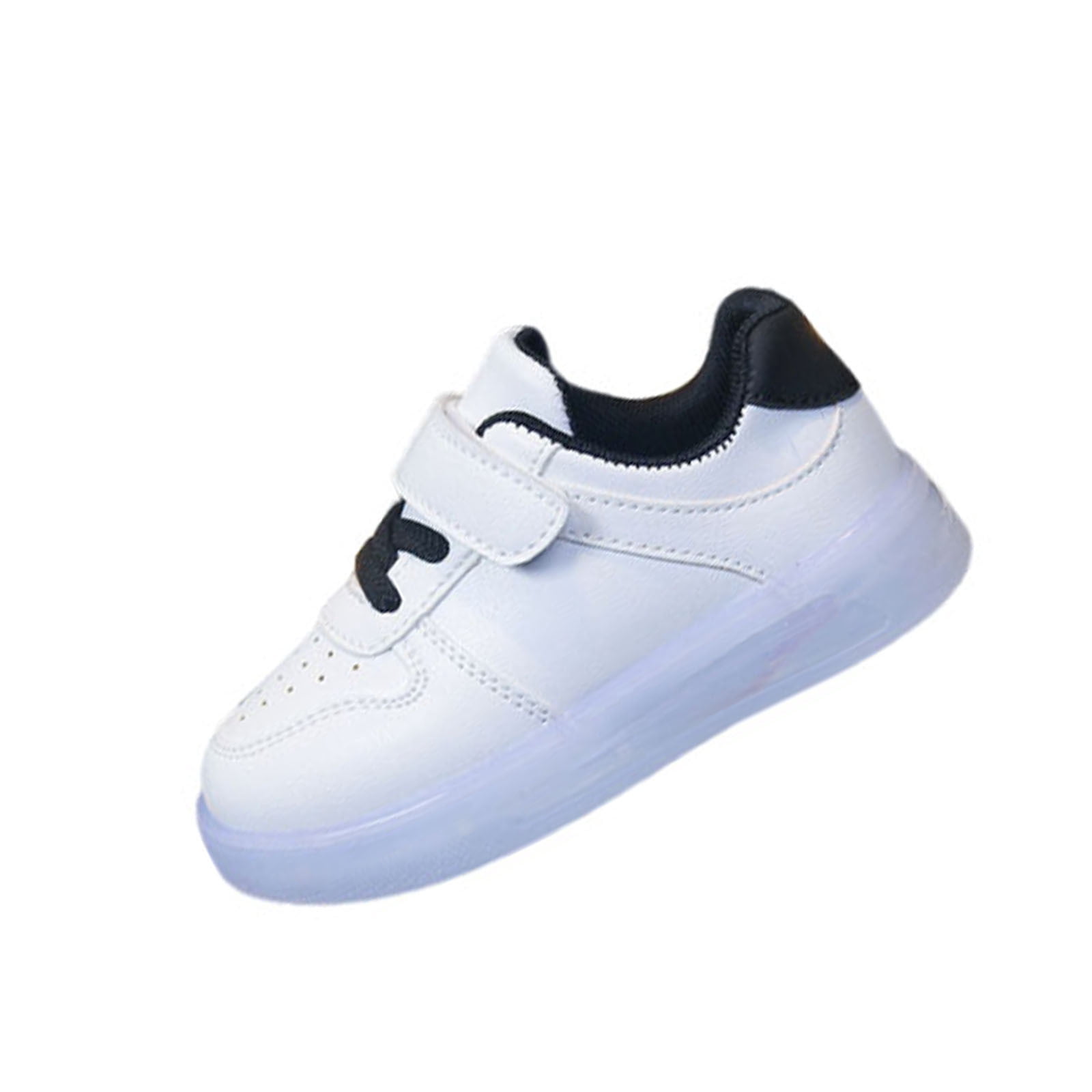 Miluxas Toddler Light up Shoes Girls Breathable Glowing Luminous Tennis ...