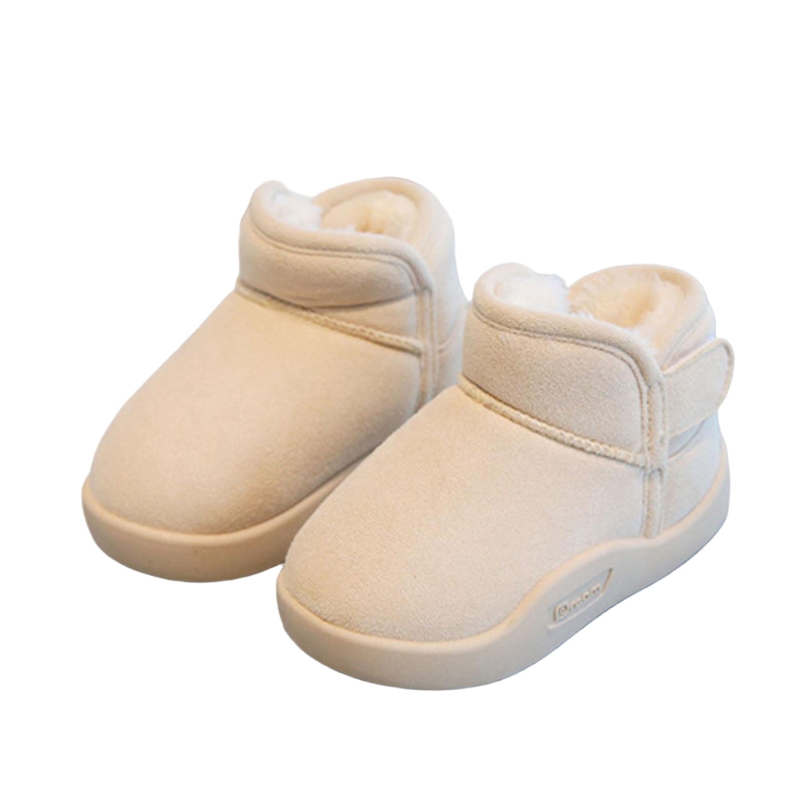 Miluxas Toddler Snow Boots Winter Warm Shoes Baby Faux Fleece Lining ...