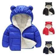 Lovebay 1-6T Toddler Children Boy Girl Padded Puffer Jacket Fleece Lined Hooded Winter Coat ...