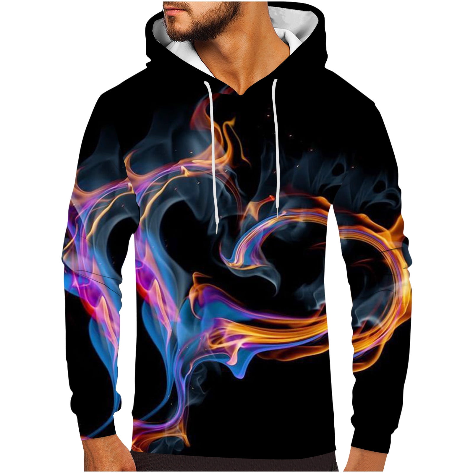 Miluxas Unisex 3d Novelty Hoodies For Men Women Graphic Pullover Hooded