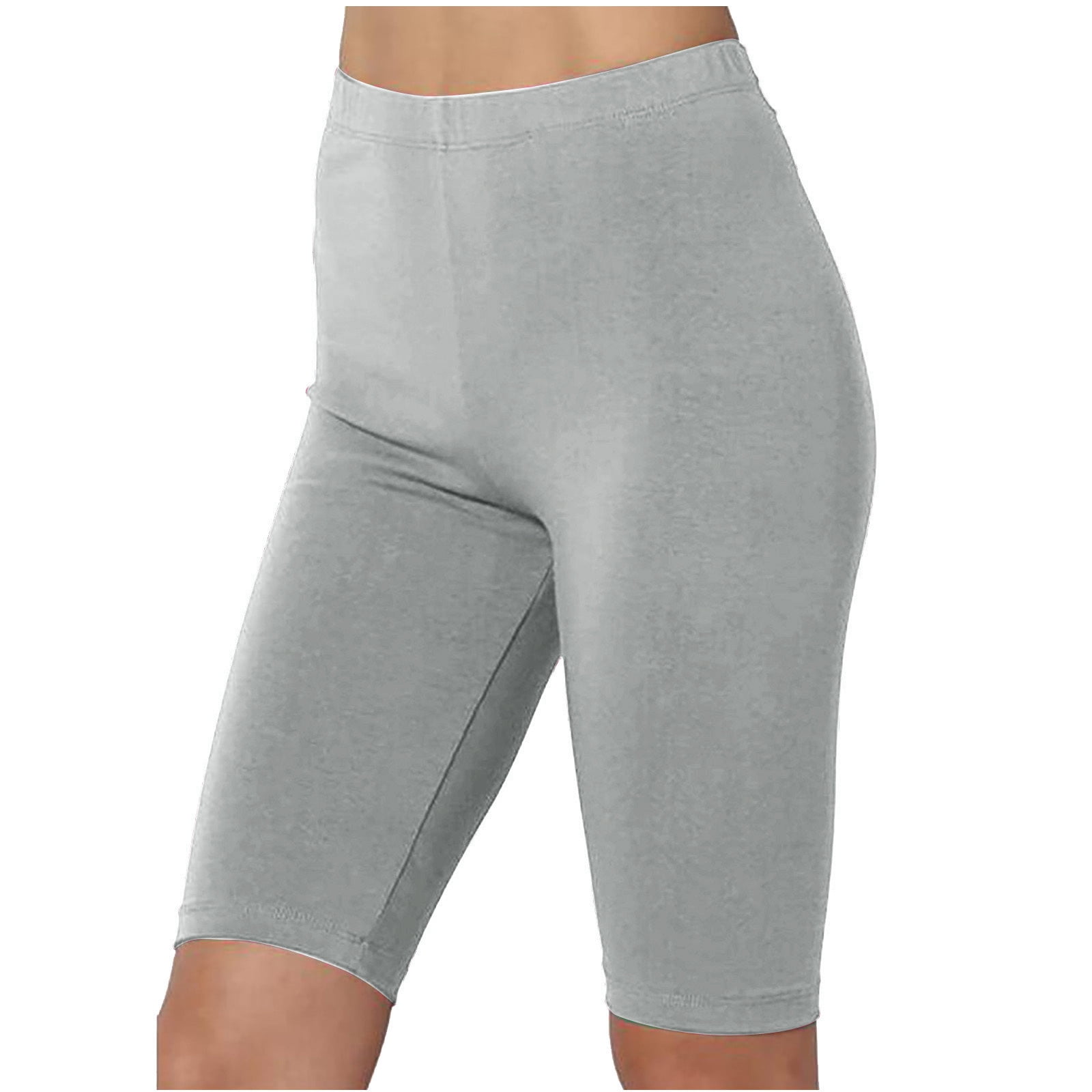 Miluxas Women's High Waist Biker Short Clearance Workout Tummy Control ...