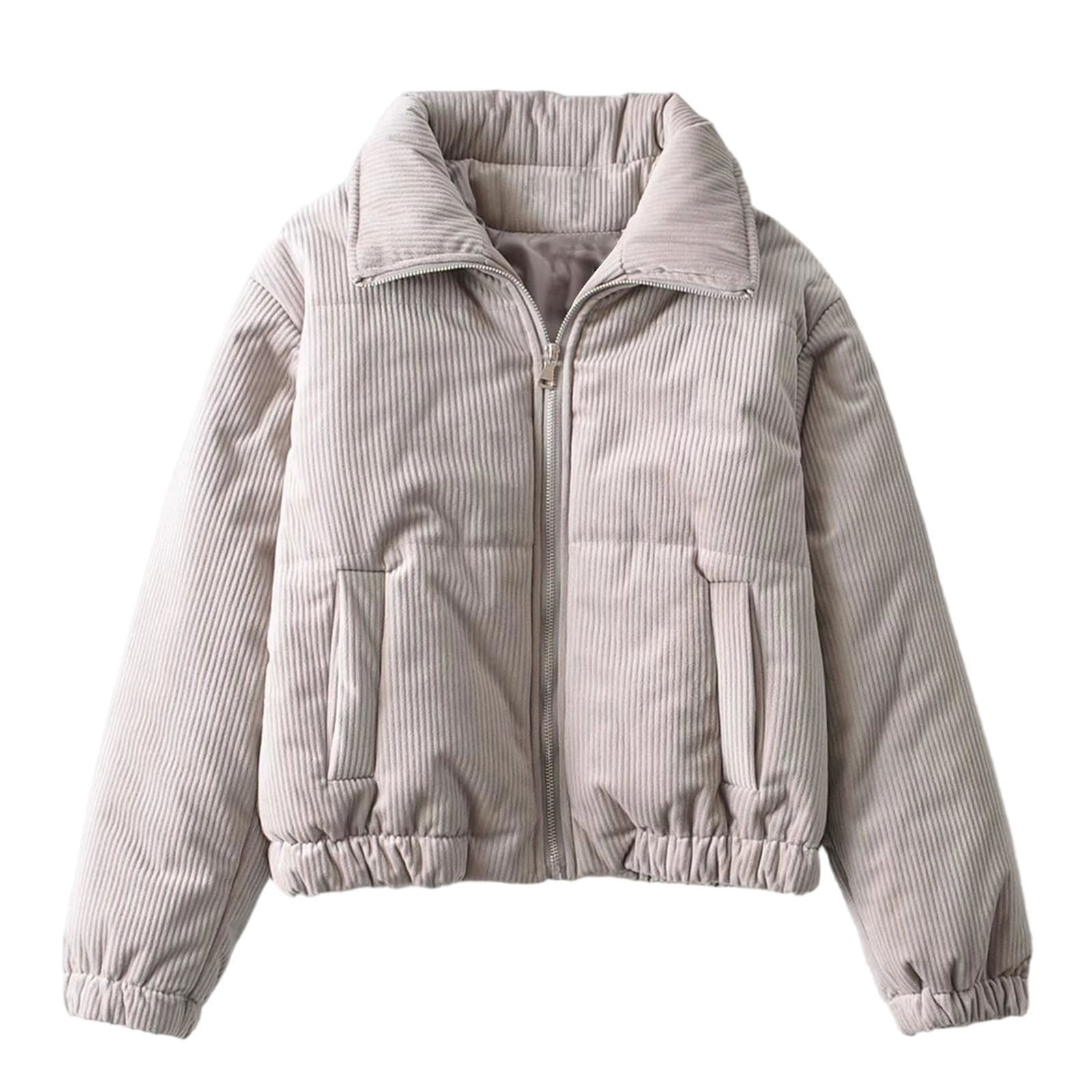Miluxas Womens Lightweight Quilted Jacket Fall Zip up Puffer Jackets ...