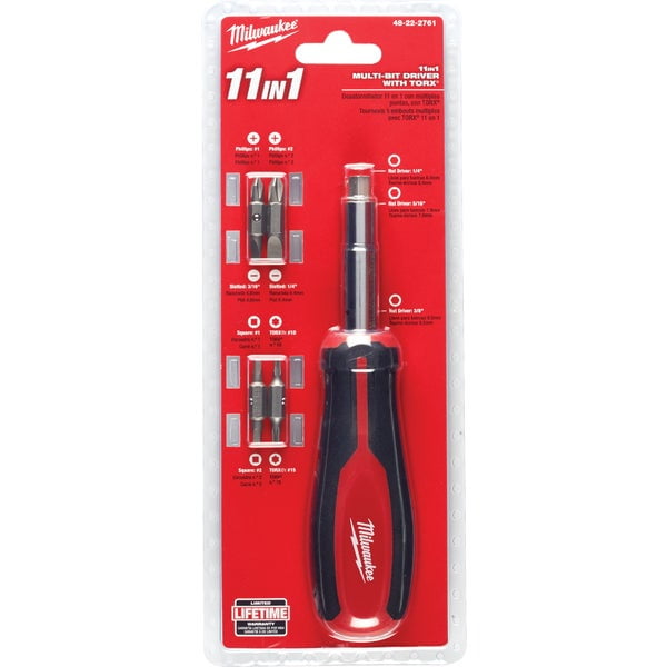 Milwaukee 11-in-1 Multi-Tip Screwdriver with ECX Driver Bits. - Walmart.com