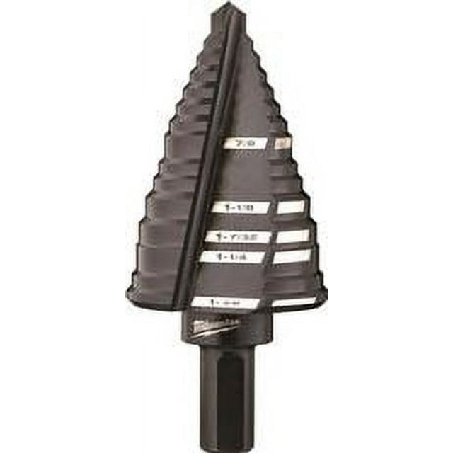 Milwaukee #12 Step Drill Bit, 7/8 In. To 1-3/8 In. - Walmart.com