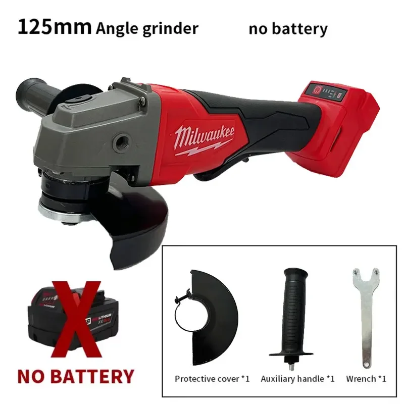 Milwaukee 125mm Brushless Angle Grinder Polishing Cutting Machine No ...