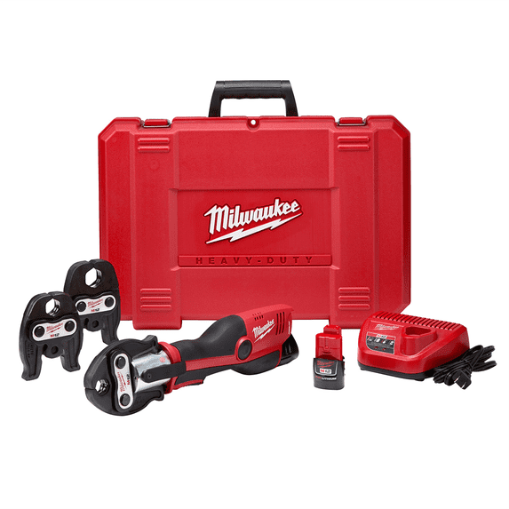 Milwaukee M12 Force Logic Press Tool Kit, 1/2 In. To 1 In. - Walmart.com