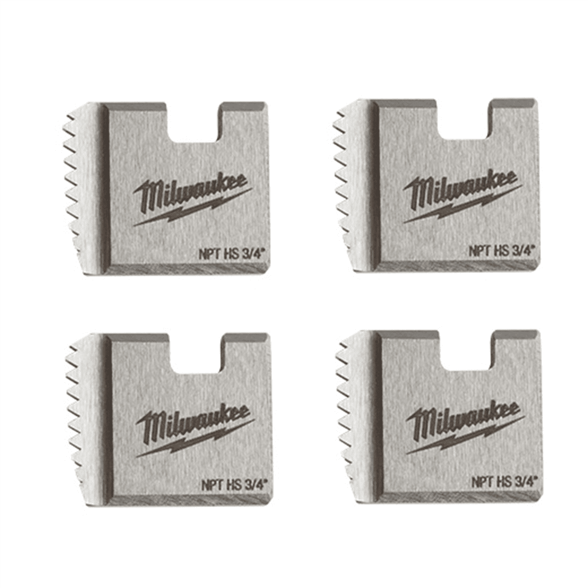 Milwaukee Tool 2 Inch HIGH SPEED NPT Portable Pipe Threading Dies ...