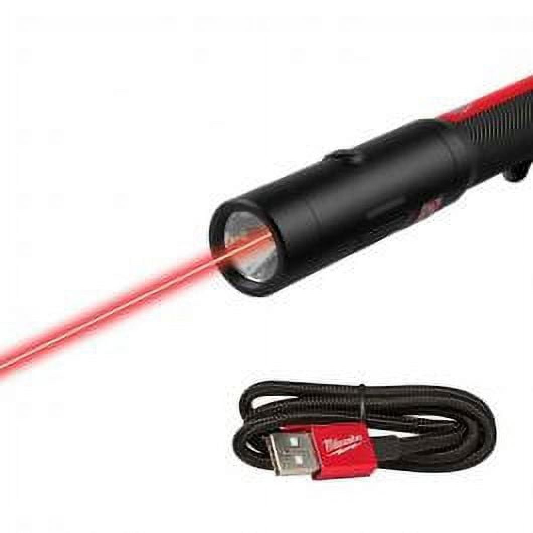 Milwaukee Rechargeable 250L Penlight with Laser, Battery-Powered Work ...