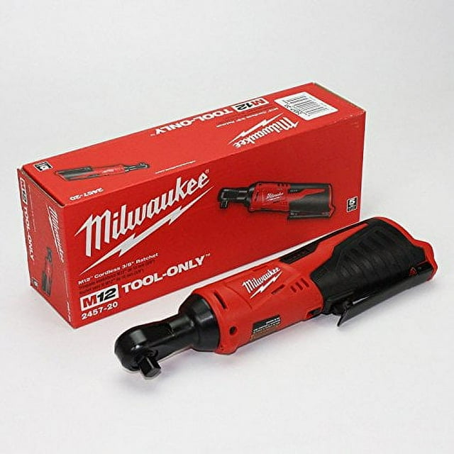 "Milwaukee M12 3/8"" Cordless Lithium-Ion Ratchet Wrench with Torque ...